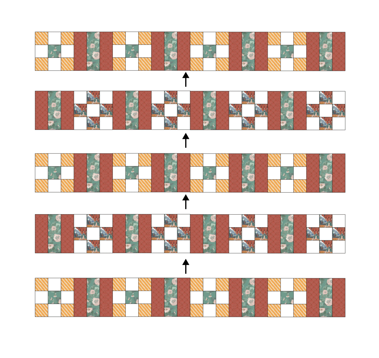 Easy Strip Roll Friendly Placemat Tutorial – Art Gallery Fabrics – The ...