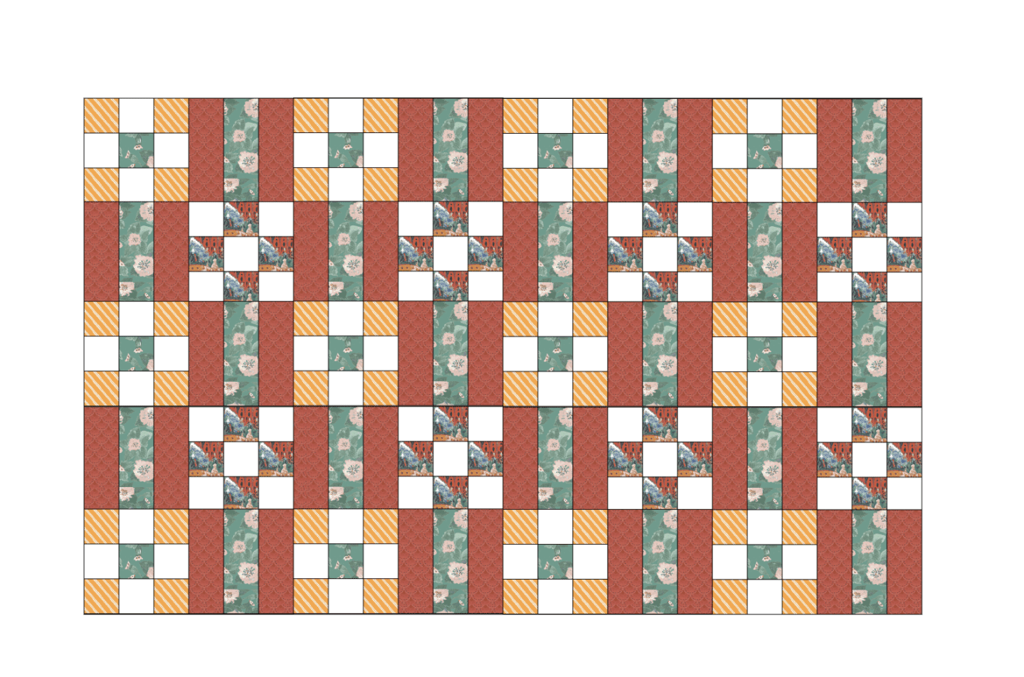 Easy Strip Roll Friendly Placemat Tutorial – Art Gallery Fabrics – The ...